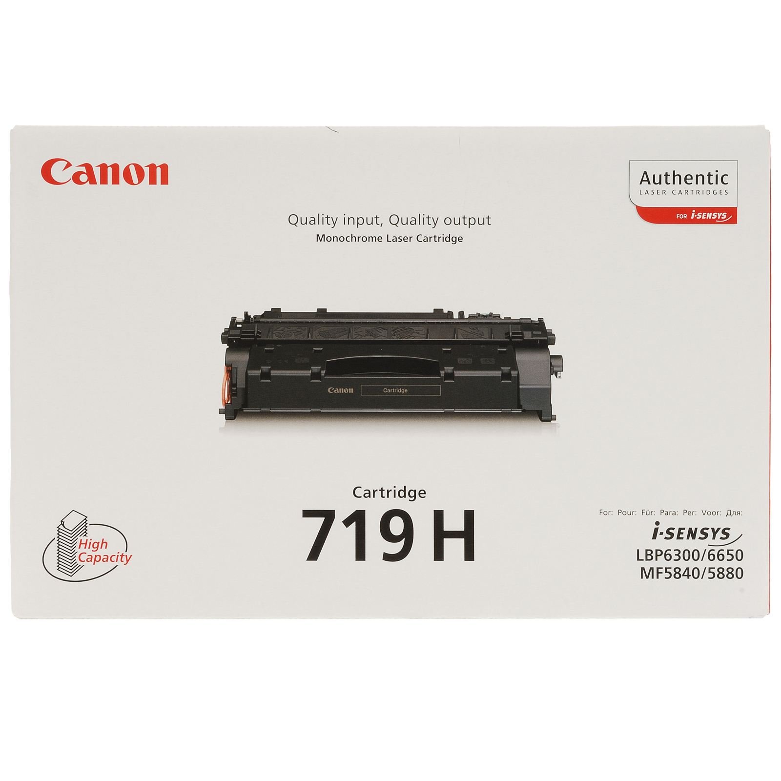 Картридж Canon 719H (3480B002) купить | ELMIR - цена, отзывы ...