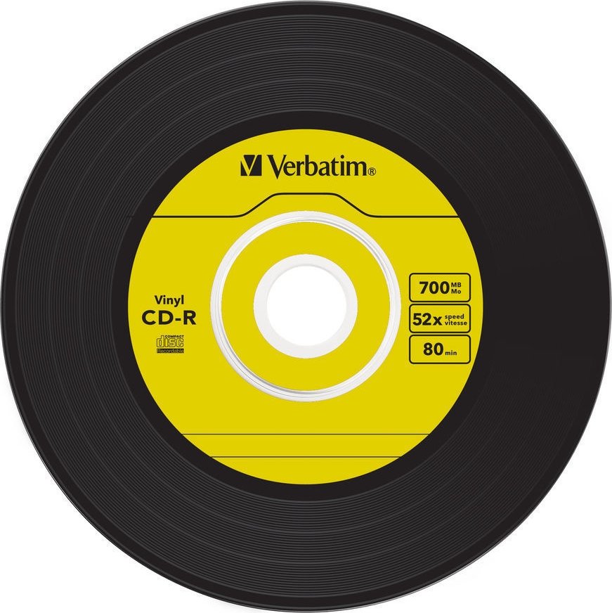 CD-R Verbatim Azo Data Vinyl 700Mb 52x (10 Pack Slim Case) (43426 ...