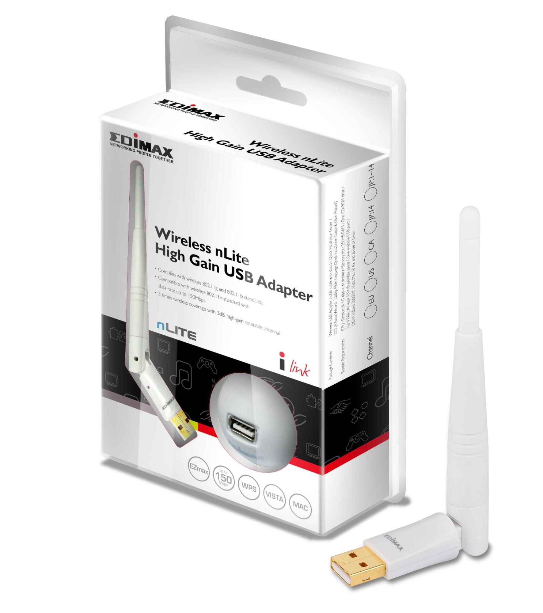 WiFi-адаптер USB EDIMAX EW-7711UAN купить | Elmir - цена, отзывы ...