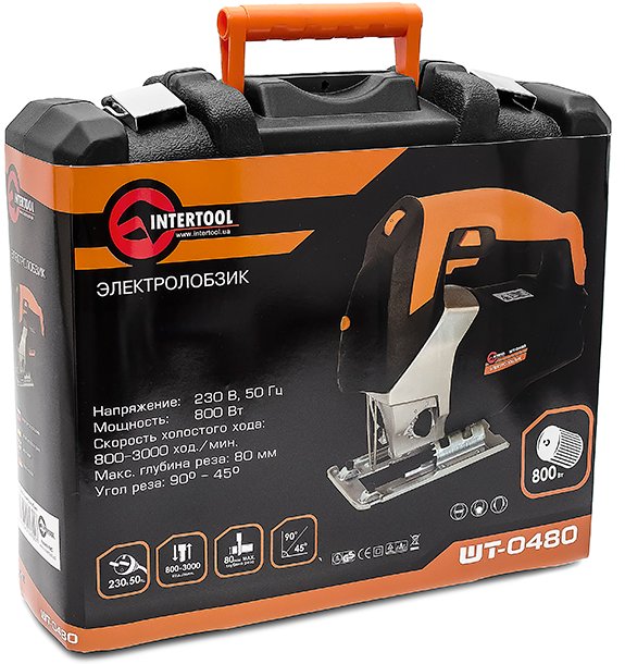 Электролобзик Электролобзик Intertool STORM WT-0480 купить | ELMIR - цена, отзывы, характеристики