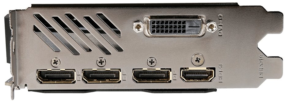 Видеокарта GigaByte PCI-E GeForce GTX1060 6GB DDR5 (GV-N1060D5-6GD ...