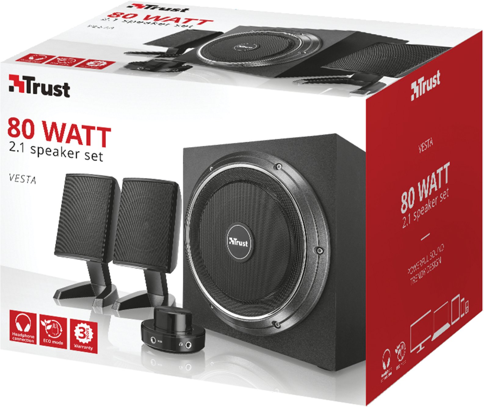 Акустическая система Trust Vesta Subwoofer Speaker Set (20938) купить ...