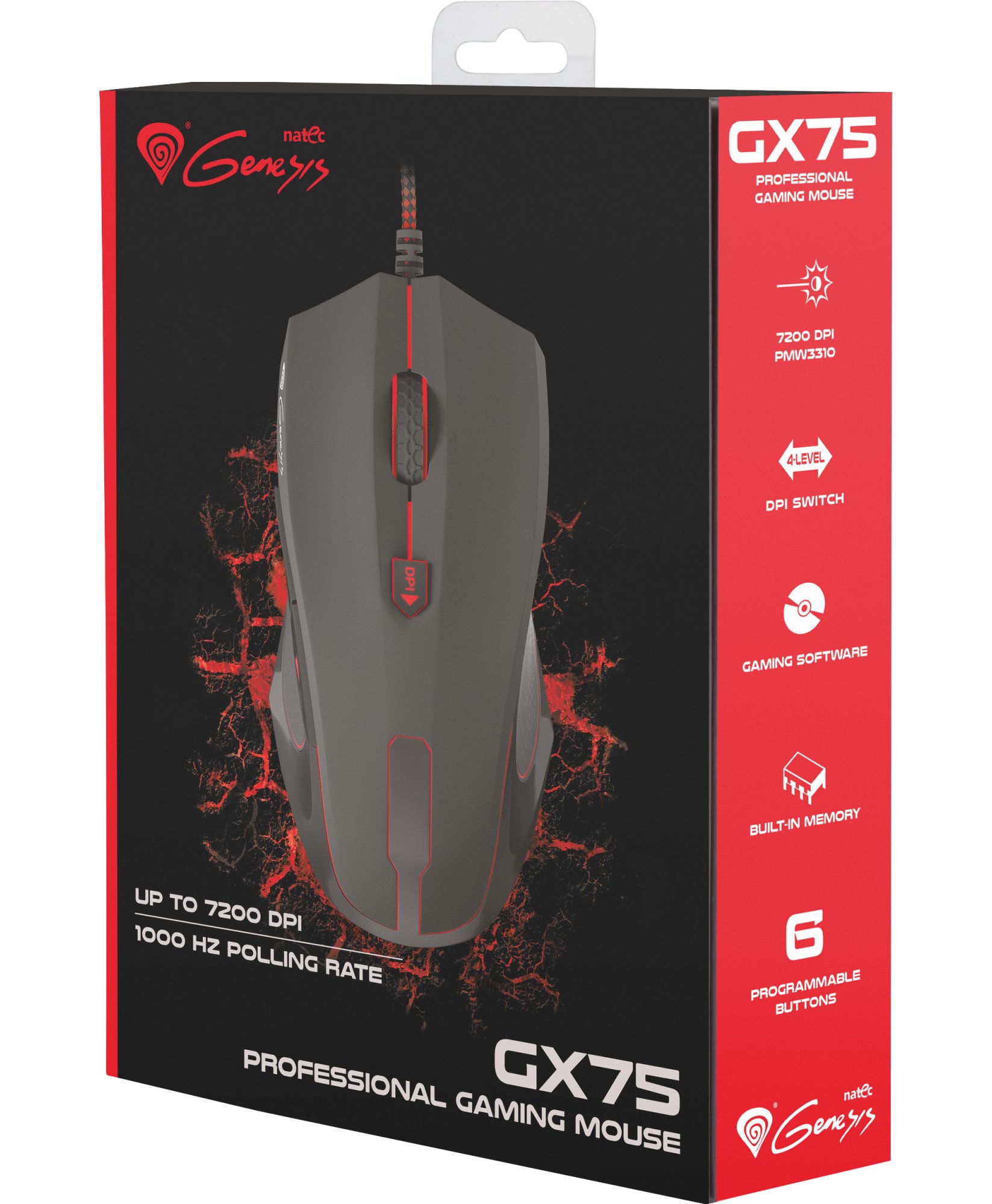 Мышь Natec Genesis GX75 Optical купить | ELMIR - цена, отзывы ...