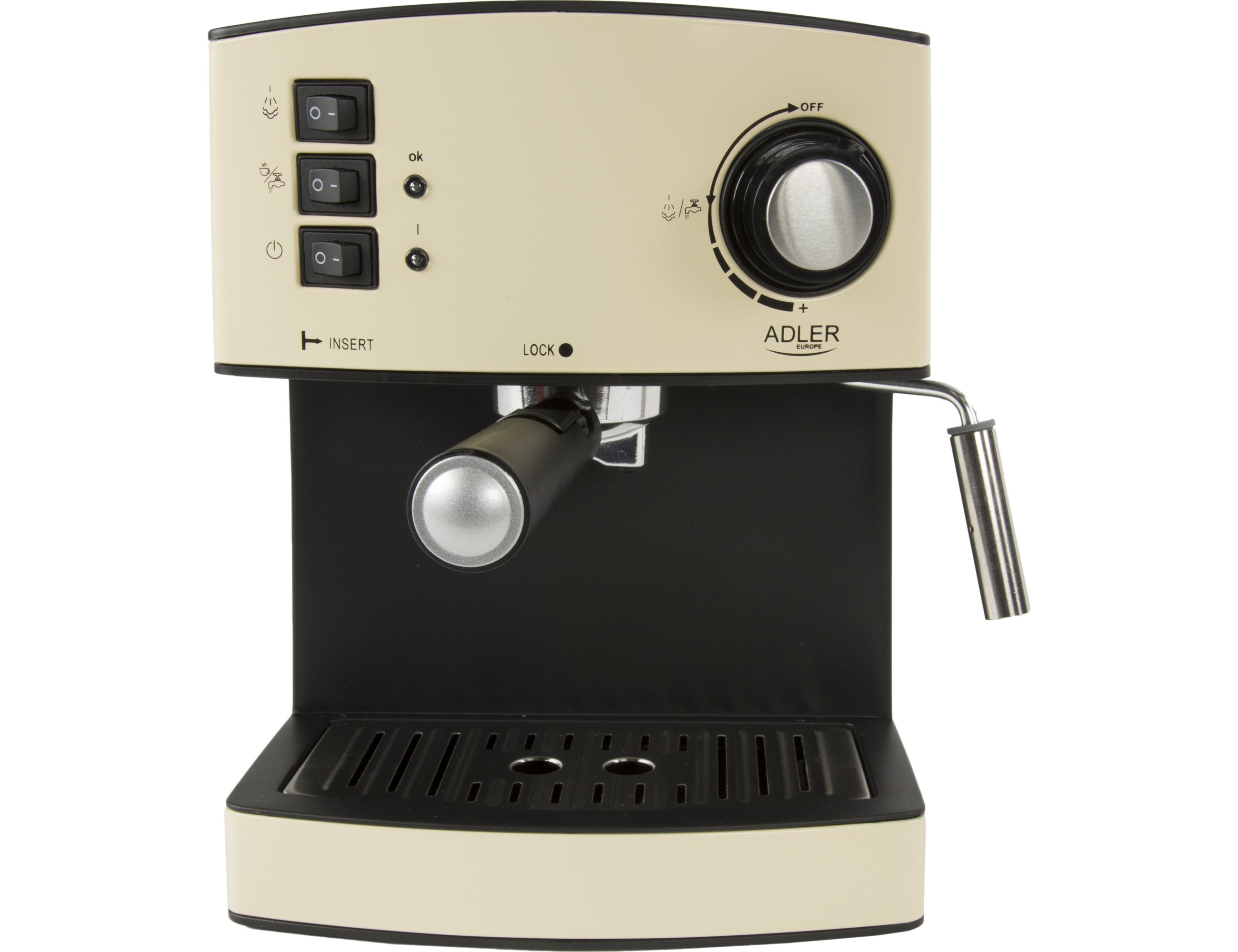 Кофеварка Adler AD 4404 Cream купить | ELMIR - цена, отзывы, характеристики