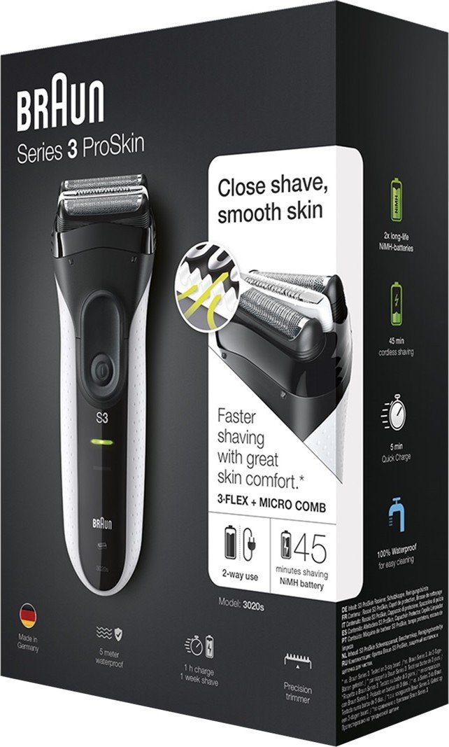 Бритва Braun 3020s Black/White купить | ELMIR - цена, отзывы ...